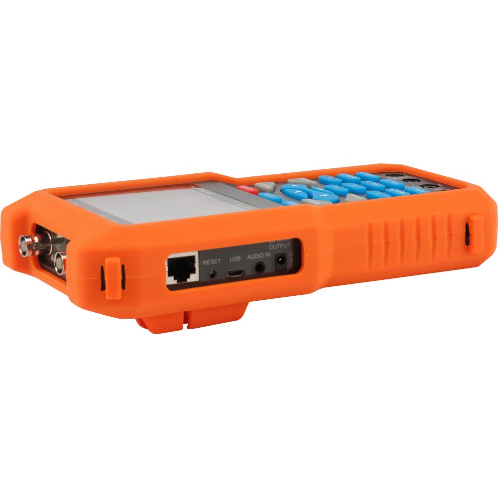 Tester for video surveillance networks with cable tracer and multimeter