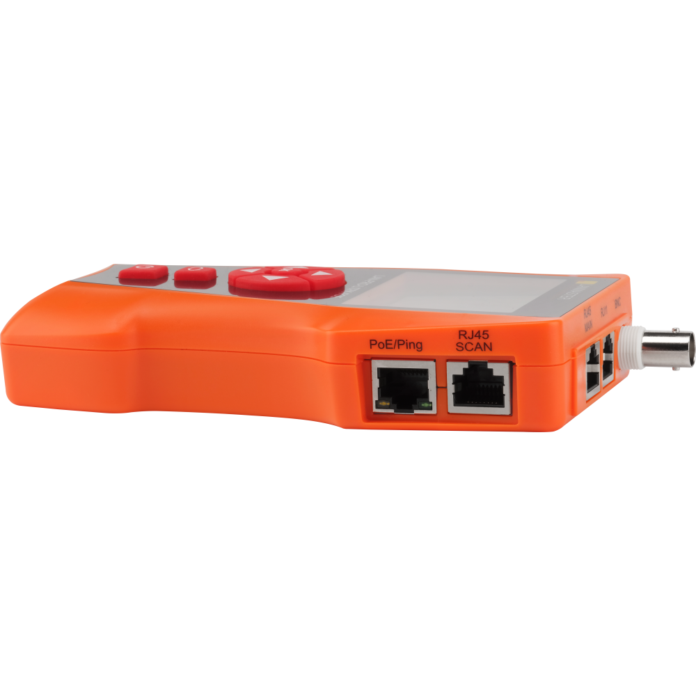 Cable tester with length measurement, cable tracer, and POE detection ...