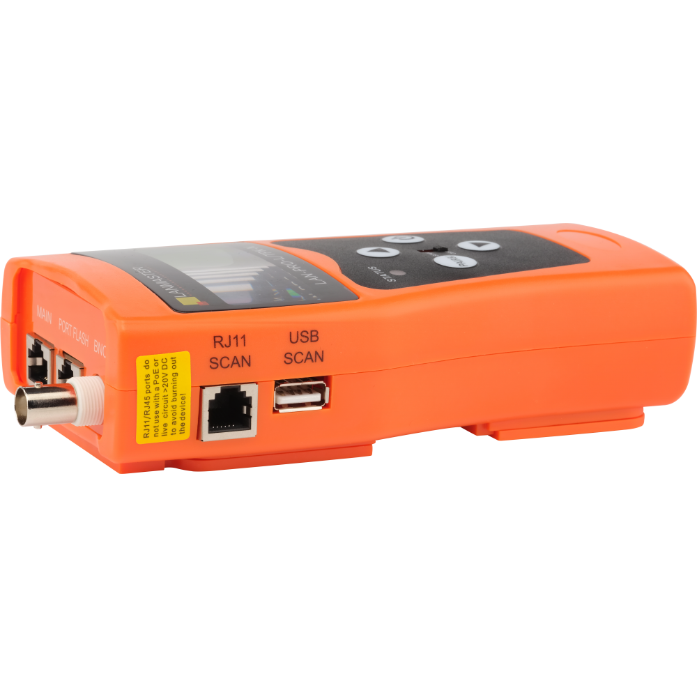 Cable tester with length measurement and cable tracer, one remote ...