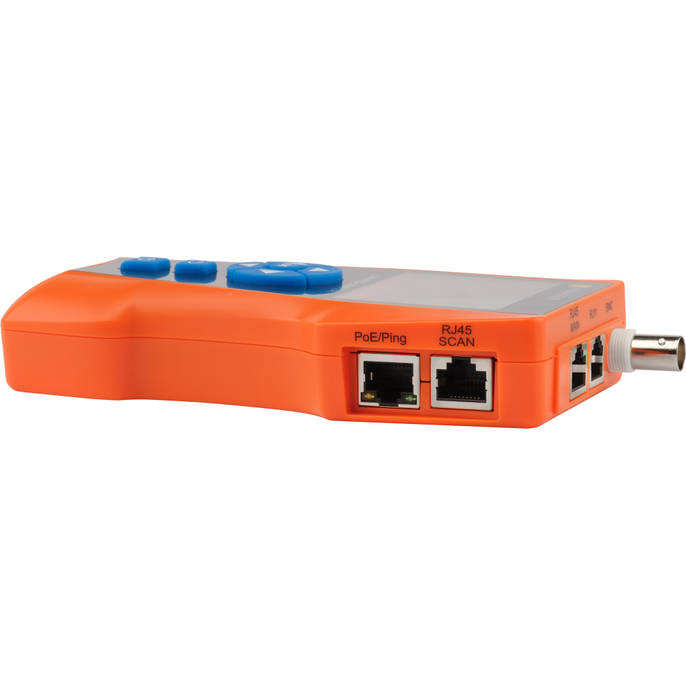 Cable tester with length measurement, cable tracer, and POE detection ...