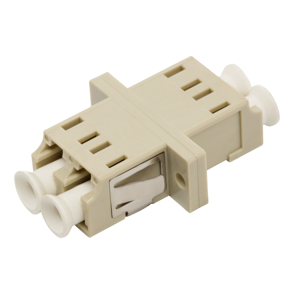 LC optical adapters, duplex