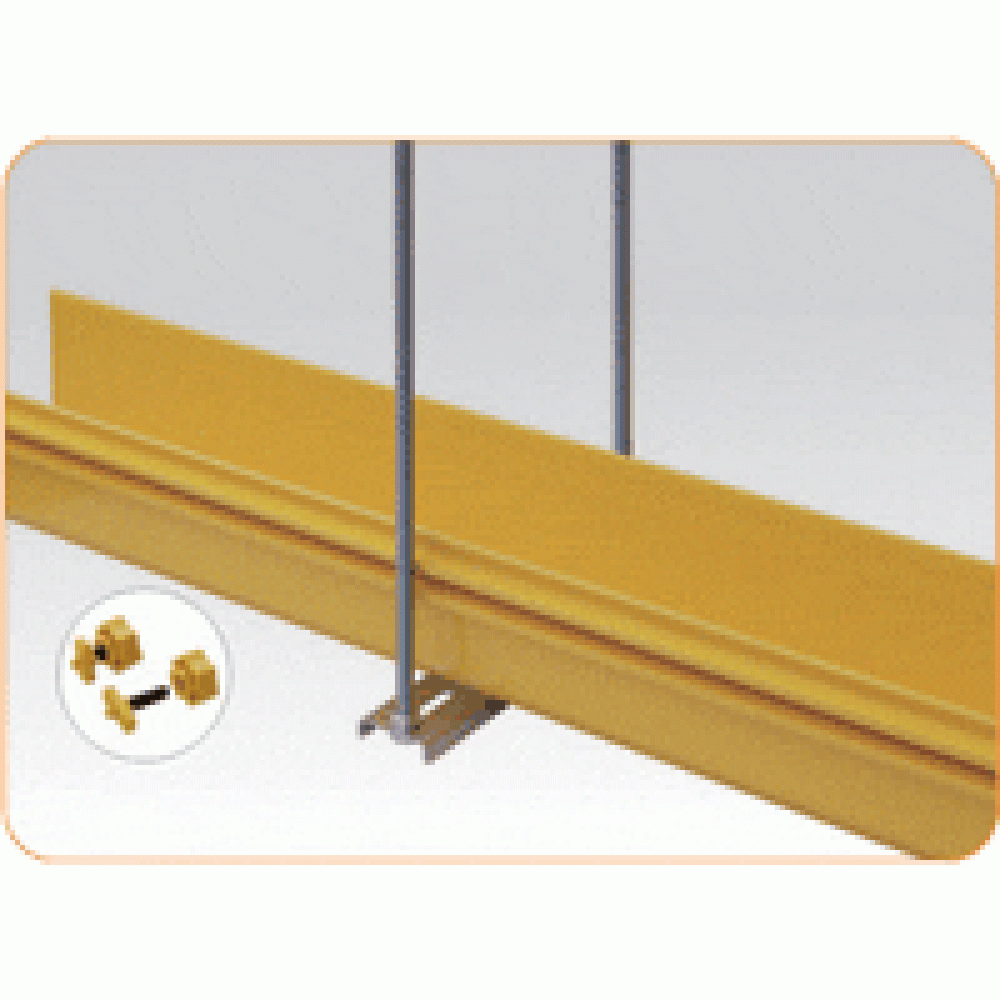 Trapeze bracket for mounting optic tray