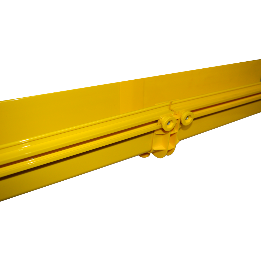 Fiber tray coupler, yellow