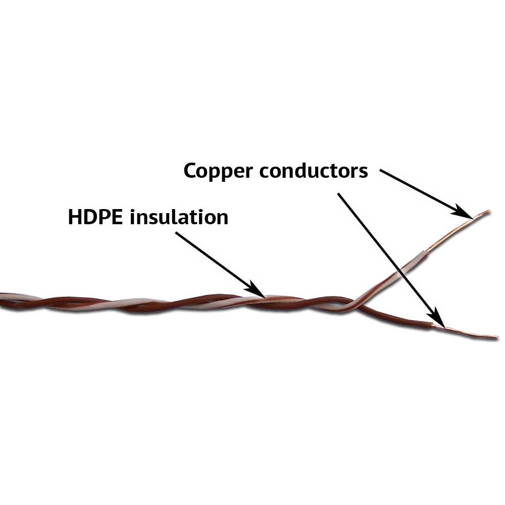 Single pair cross-connect wire