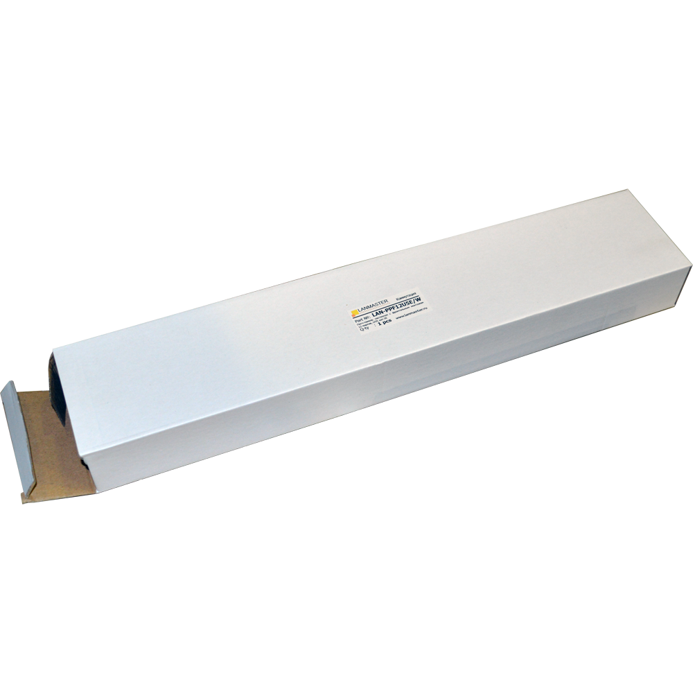 LANMASTER wall mount patch panel with front access to termination ...