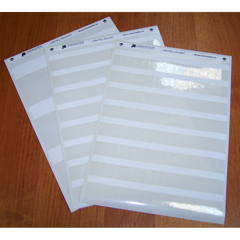 Self laminating Cable Labels For Laser Printers