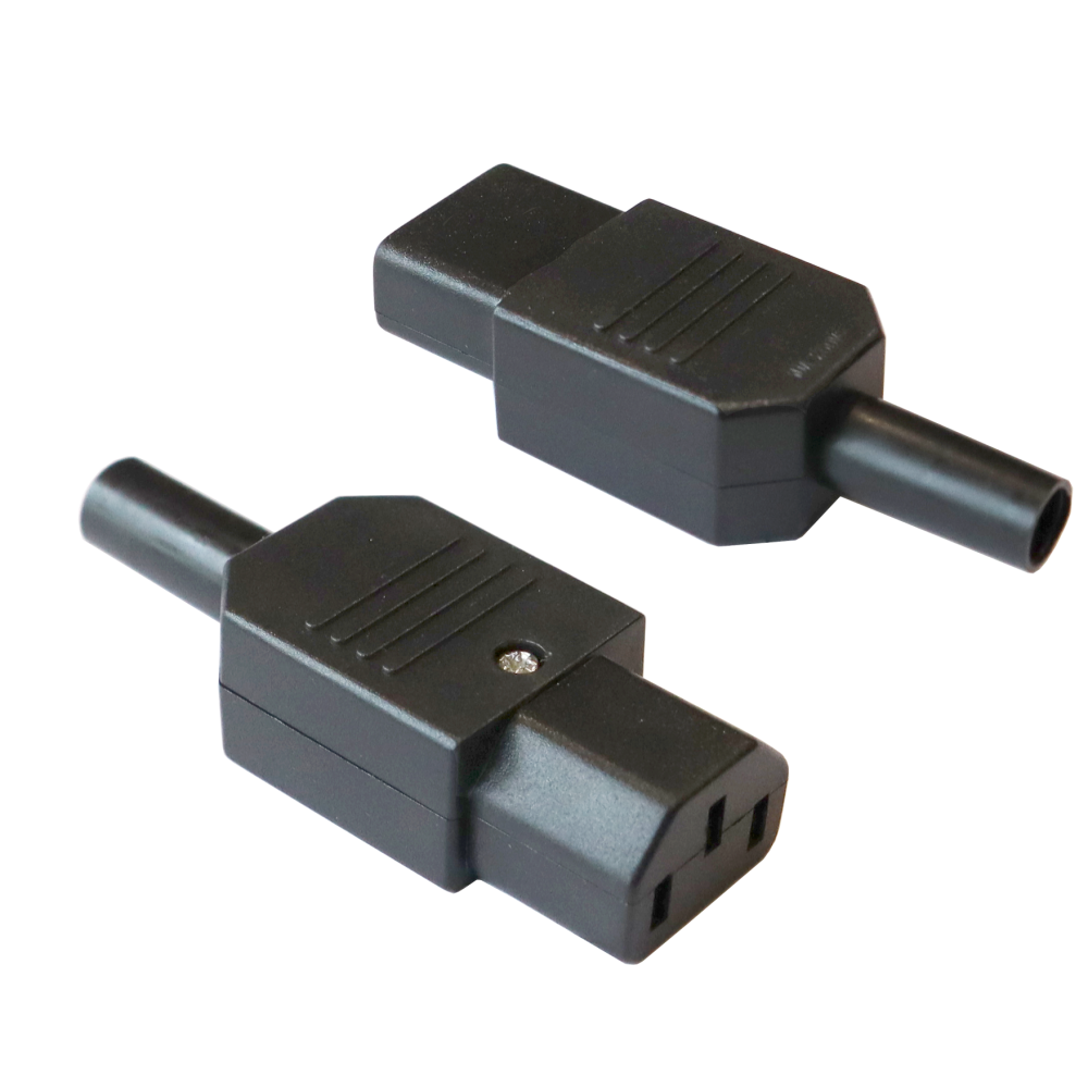 IEC 60320 C13 Connector socket 10A 250V Dismountable Black IEC 60320 C13 Connector socket 10A 250V Dismountable Black